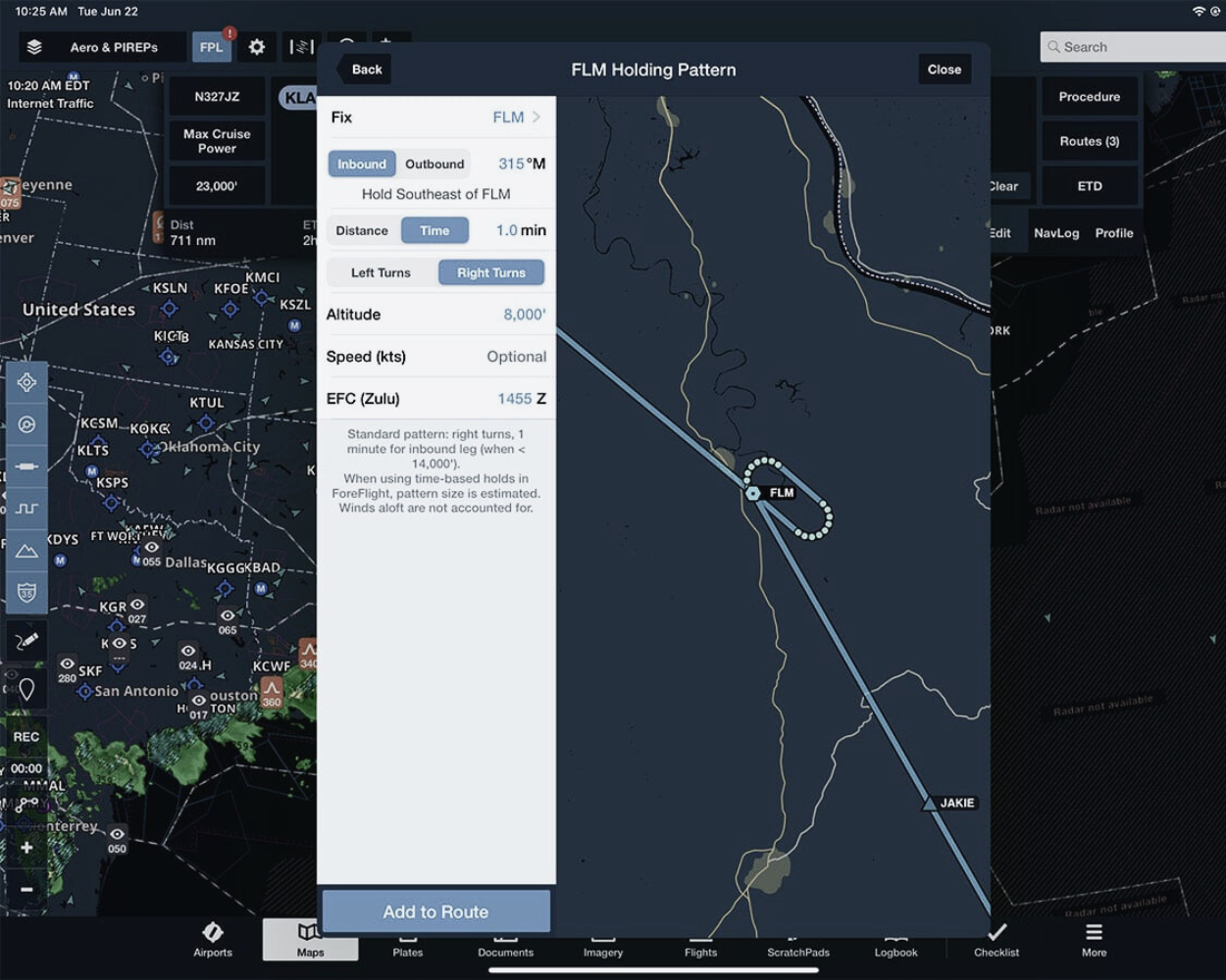 Video Tip: Entering a Hold with ForeFlight Hold Advisor : IFR Focus